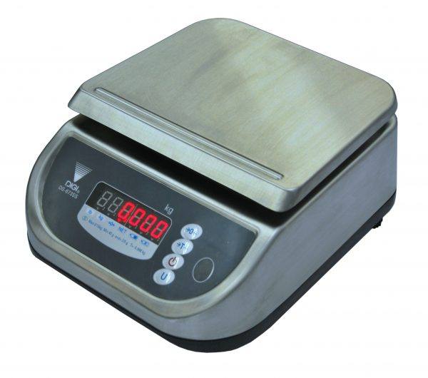 DIGI DS-673SS, (15kg με υποδιαίρεση 2/5gr), Ανοξείδωτος ηλεκτρονικός ...